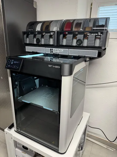 H2D Dual AMS Riser & Drawers by fay3dlab MakerWorld: Download Free 3D ...