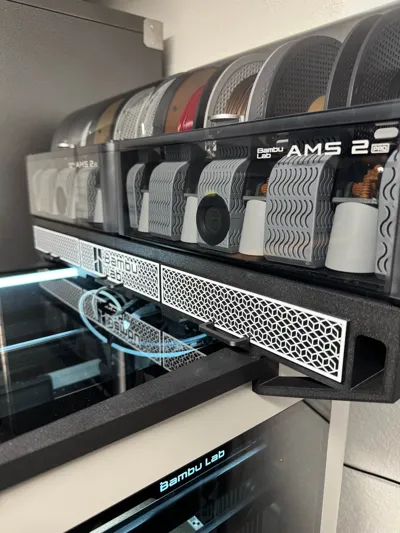 H2D Dual AMS Riser & Drawers by fay3dlab MakerWorld: Download Free 3D ...