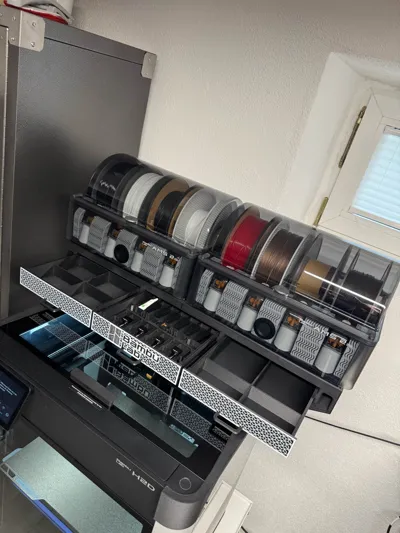 H2D Dual AMS Riser & Drawers by fay3dlab MakerWorld: Download Free 3D ...