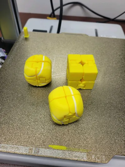 Fidget Cube: Baseball / Tennis - Free 3D Print Model - MakerWorld