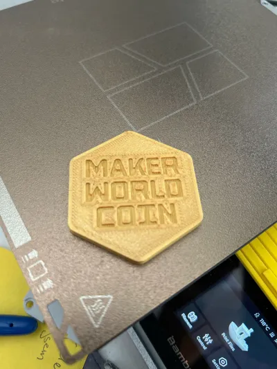 Bambu Lab Maker World Coins - Free 3D Print Model - MakerWorld