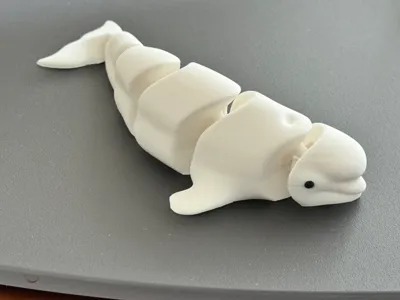 Articulated Beluga whale by Jopek Design MakerWorld: Download Free 3D ...