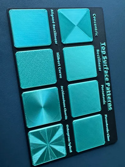 Top Surface Pattern Card by p666buc MakerWorld: Download Free 3D Models