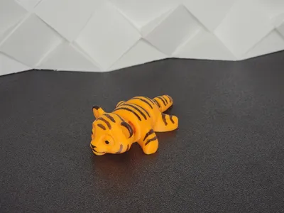 Cute Flexi Tiger by PinkyWings MakerWorld: Download Free 3D Models