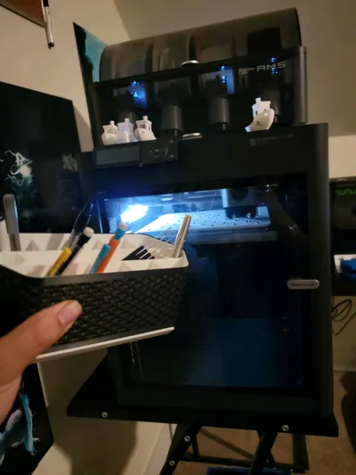 Asanoha Pen Holder - Desk Organizer by Meyui MakerWorld: Download Free 3D Models