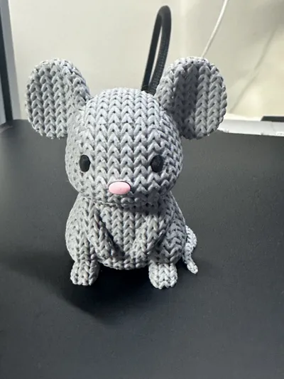 Knitted Mouse by Smoggy3D MakerWorld: Download Free 3D Models