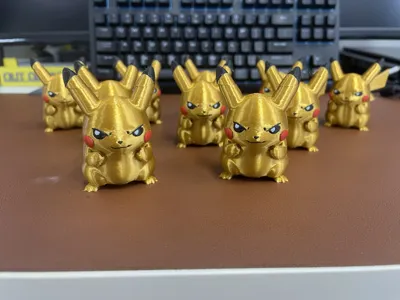 Retro Pikachu - Pokémon Yellow Version Artwork by IXPatch - MakerWorld