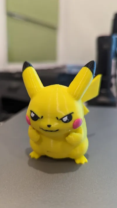 Retro Pikachu - Pokémon Yellow Version Artwork by IXPatch - MakerWorld