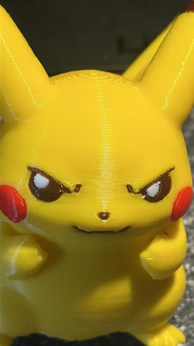 Retro Pikachu - Pokémon Yellow Version Artwork by IXPatch MakerWorld ...