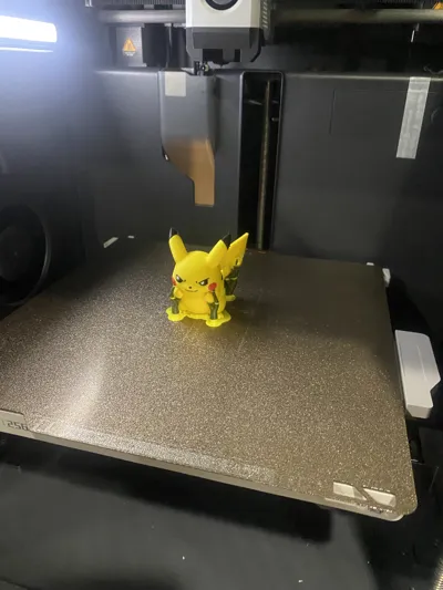 Retro Pikachu - Pokémon Yellow Version Artwork by IXPatch MakerWorld ...