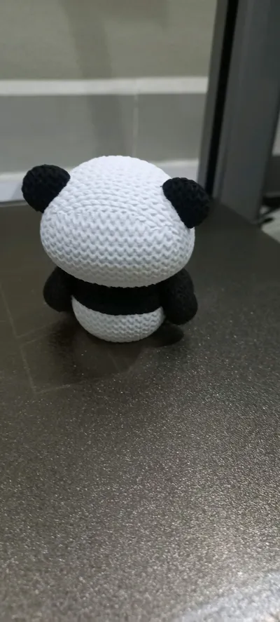 Cute Knitted Panda Bear by ThreeDimensions MakerWorld: Download Free 3D ...