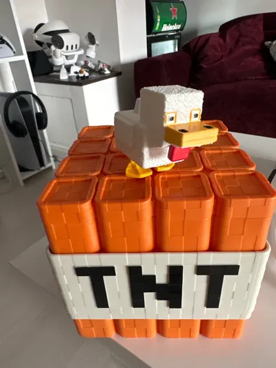 Minecraft Movie Zombie Chicken Jockey by Gumbercules - MakerWorld