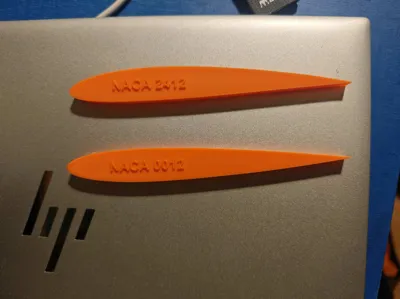 Parametric 4-digit NACA Airfoil Generator by PuwitChao MakerWorld ...