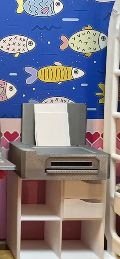 Tiny Printer with Extendable Paper Tray (print-in-place) by IXPatch ...