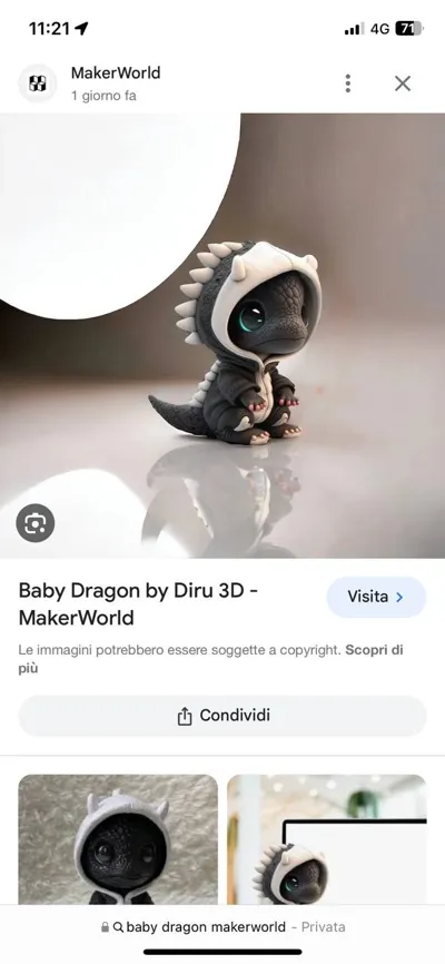 Baby Dragon by Diru 3D - MakerWorld
