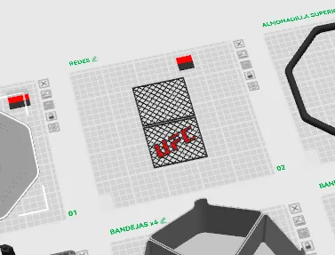 UFC Octagon Snack Container by MARiiNSITO MakerWorld: Download Free 3D ...
