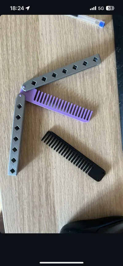 Butterfly Comb by Bastelstuebchen123 MakerWorld: Download Free 3D Models