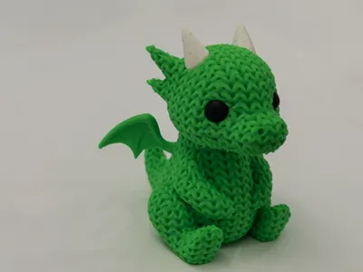 Knitted Dragon by Smoggy3D MakerWorld: Download Free 3D Models