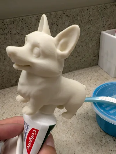 CORGI TOOTHPASTE CAP - Free 3D Print Model - MakerWorld