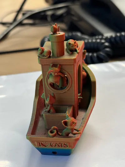 Crazy Cat Benchy by Settlers MakerWorld: Download Free 3D Models