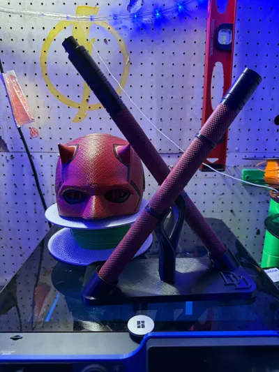 Daredevil billy clubs Stand / base by AMFprints MakerWorld: Download ...