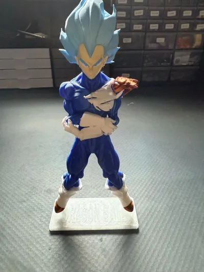 Dragon Ball-Proud Saiya Prince Vegeta - Free 3D Print Model - MakerWorld