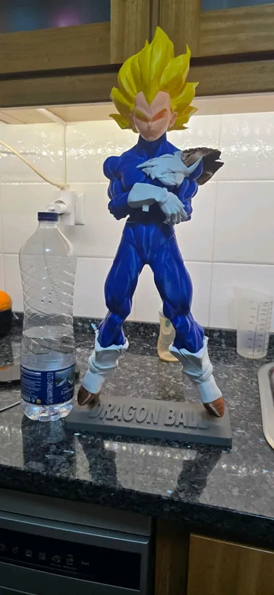 Dragon Ball-Proud Saiya Prince Vegeta - Free 3D Print Model - MakerWorld
