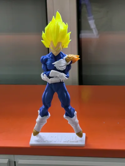 Dragon Ball-Proud Saiya Prince Vegeta - Free 3D Print Model - MakerWorld