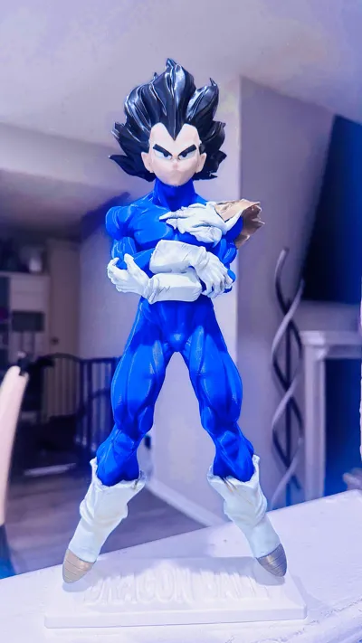 Dragon Ball-Proud Saiya Prince Vegeta - Free 3D Print Model - MakerWorld