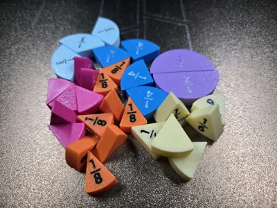 Fractions - Free 3D Print Model - MakerWorld
