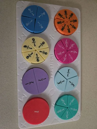 Fractions - Free 3D Print Model - MakerWorld