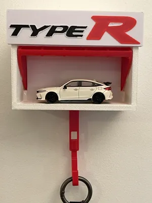 Car Garage Key Holder with Opening Door - Free 3D Print Model - MakerWorld