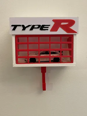 Car Garage Key Holder with Opening Door - Free 3D Print Model - MakerWorld