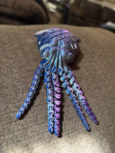 Flexi Cuttlefish by ASTAR MakerWorld: Download Free 3D Models
