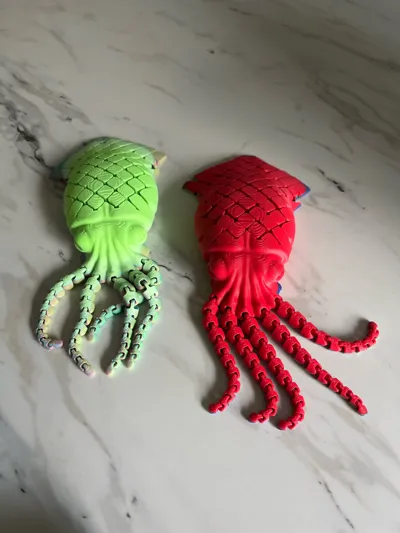 Flexi Cuttlefish by ASTAR MakerWorld: Download Free 3D Models