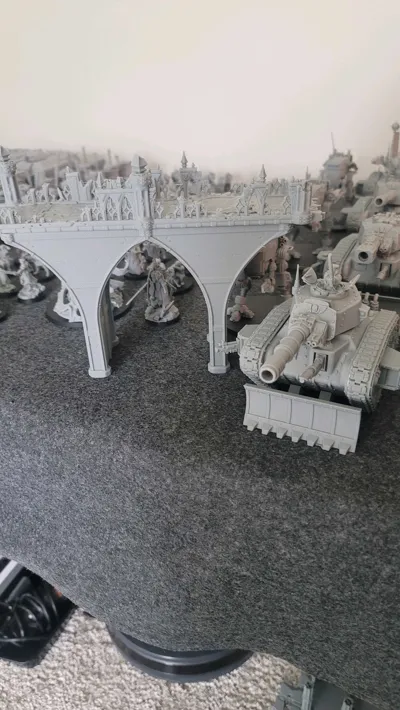 Wargame terrain Bridge Melassa Imperial ruins - Free 3D Print Model ...