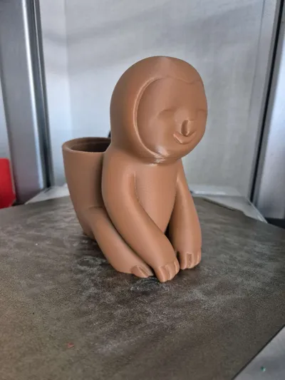 Sloth Planter – Relaxed and Cute Home Decor - Free 3D Print Model ...
