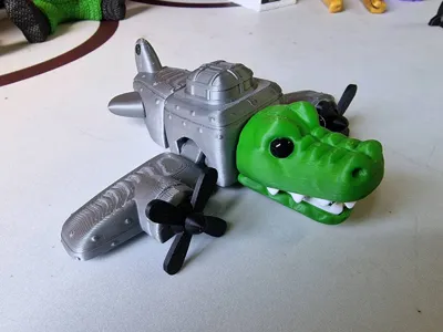 Bombardiro Crocodilo Articulated toy - Free 3D Print Model - MakerWorld