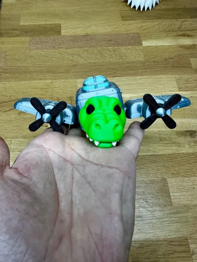 Bombardiro Crocodilo Articulated toy - Free 3D Print Model - MakerWorld