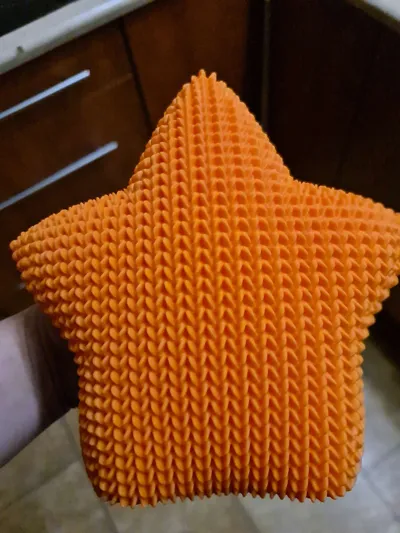 Cute Knitted Super Mario Super Star - Free 3D Print Model - MakerWorld