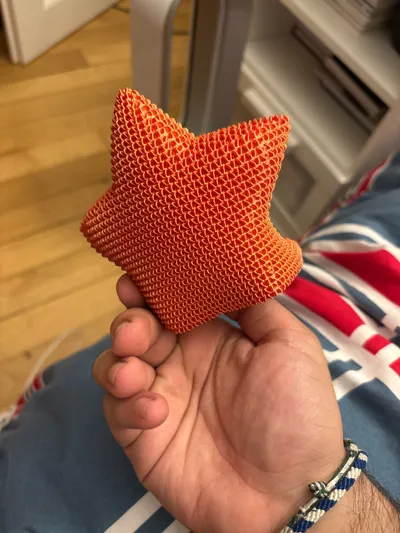 Cute Knitted Super Mario Super Star - Free 3D Print Model - MakerWorld