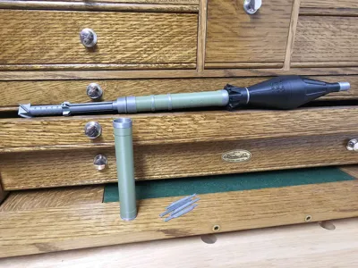 Life-size RPG Round with Folding Fins & Fin Cover by Rexi Labs ...