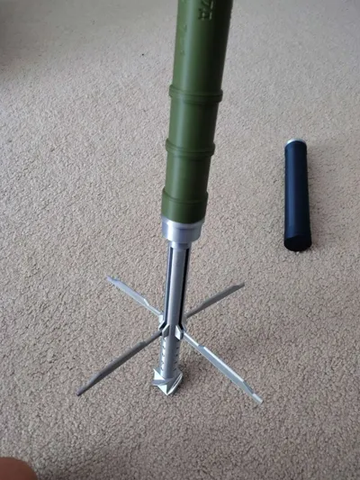 Life-size RPG Round with Folding Fins & Fin Cover by Rexi Labs ...