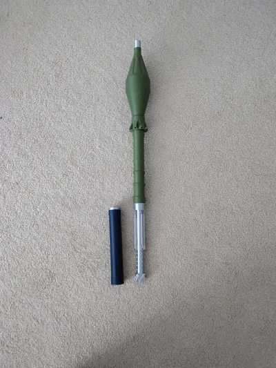 Life-size RPG Round with Folding Fins & Fin Cover by Rexi Labs ...