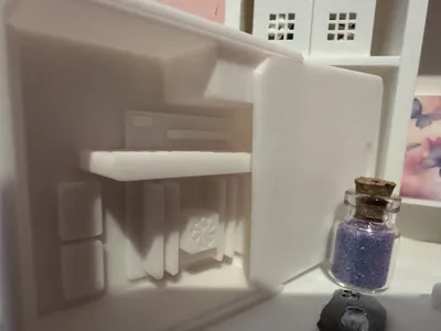 Tiny PC with Sliding Side Panel, Monitor, Keyboard, and Mouse by IXPatch - MakerWorld