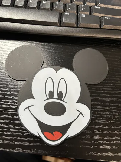 Micky Mouse 2D Coloured Wall Art by DraftID - MakerWorld