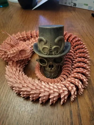 Extra-Long Rune Serpent - Print-in-Place Articulated Version - Year of ...