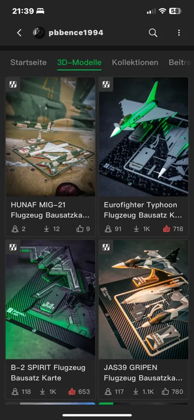 Eurofighter Typhoon Plane Kit Card - Free 3D Print Model - MakerWorld