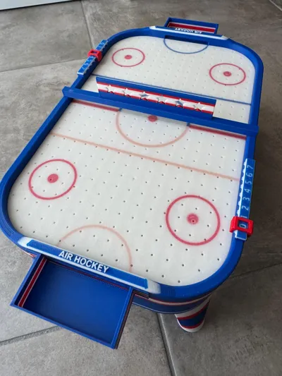 Tabletop Air Hockey by JamesThePrinter MakerWorld: Download Free 3D Models