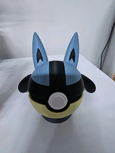 Lucario Ball - Pokemon - Pokeball Functional by Torikami MakerWorld ...